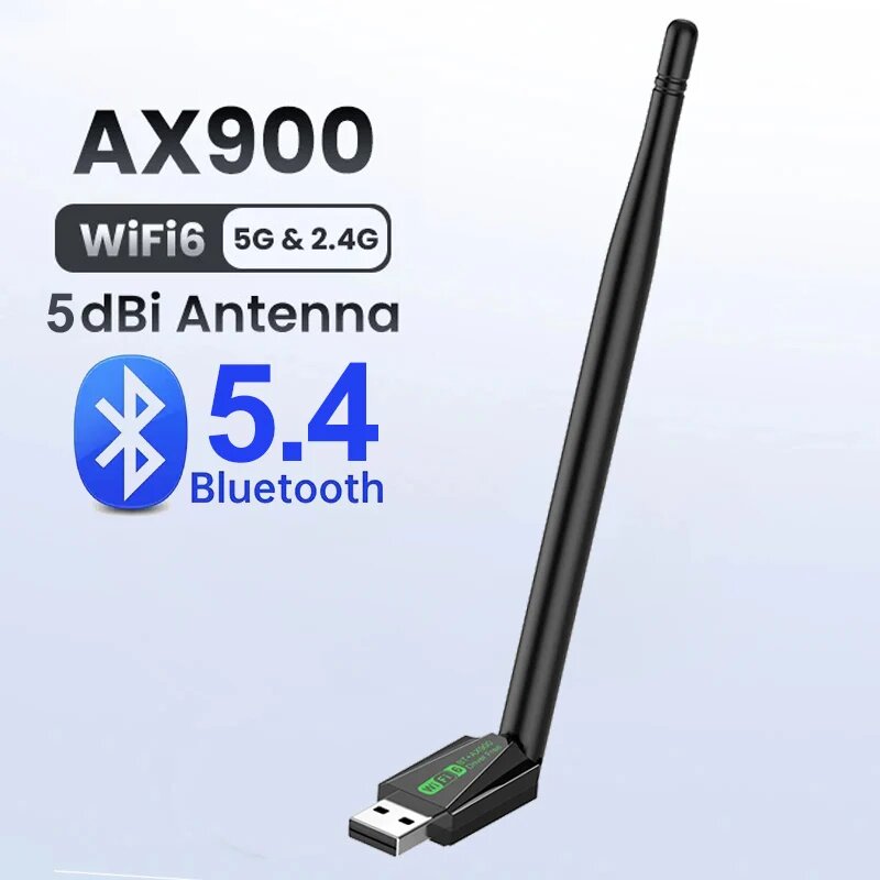 Кебиду беспроводная сетевая карта WIFI 6 AX900 Bluetooth 5.4 900M and BT5.4