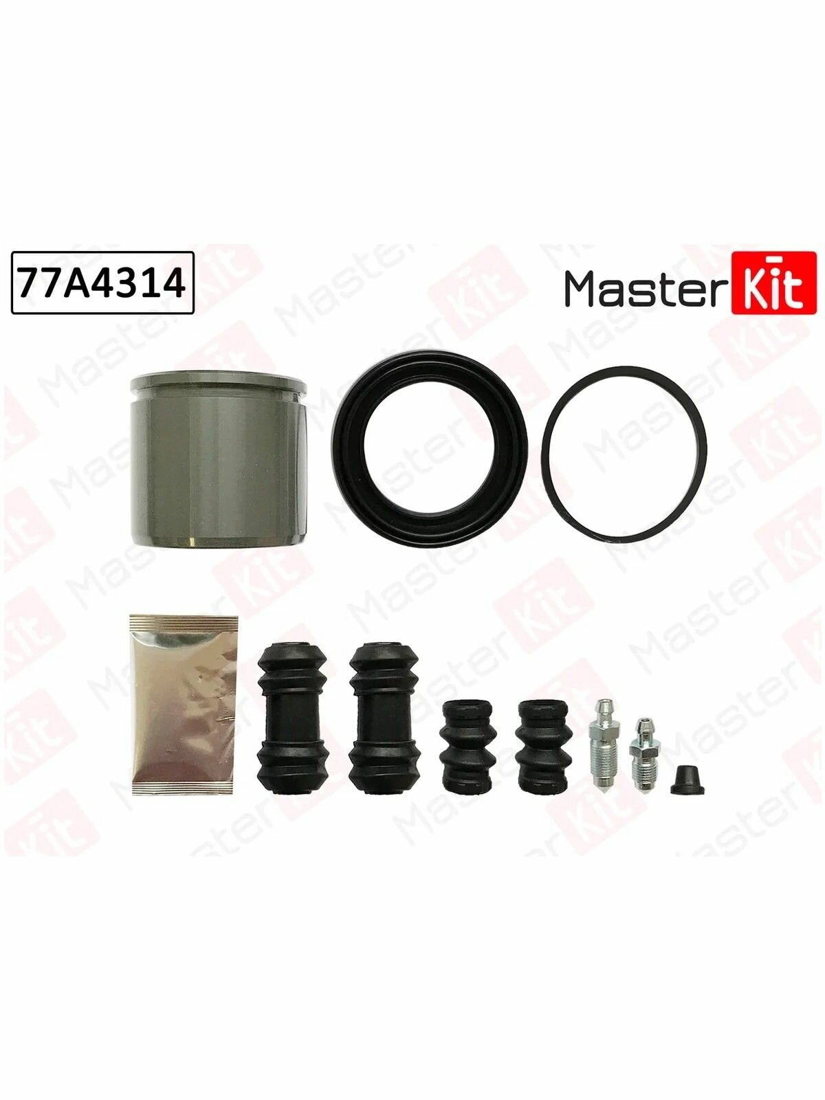 Ремкомплект тормозного суппорта + поршень Mercedes-Benz C-CLASS (W204) 2007 - 2014, MASTERKIT 77A4314