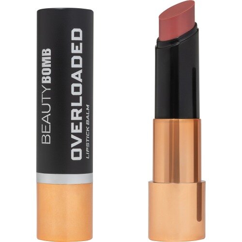 Бальзам Beauty Bomb помада Lipstick balm «Overloaded», тон 02, пыльная роза, 3 г