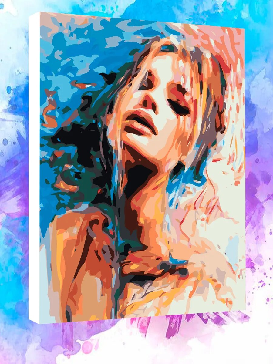 Картина по номерам Девушка Арт