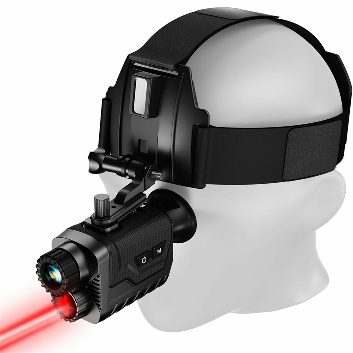 Мини-монокуляр Ночного Видения 4K С Ремешком На Голову, Для Наблюдения В Кемпинге