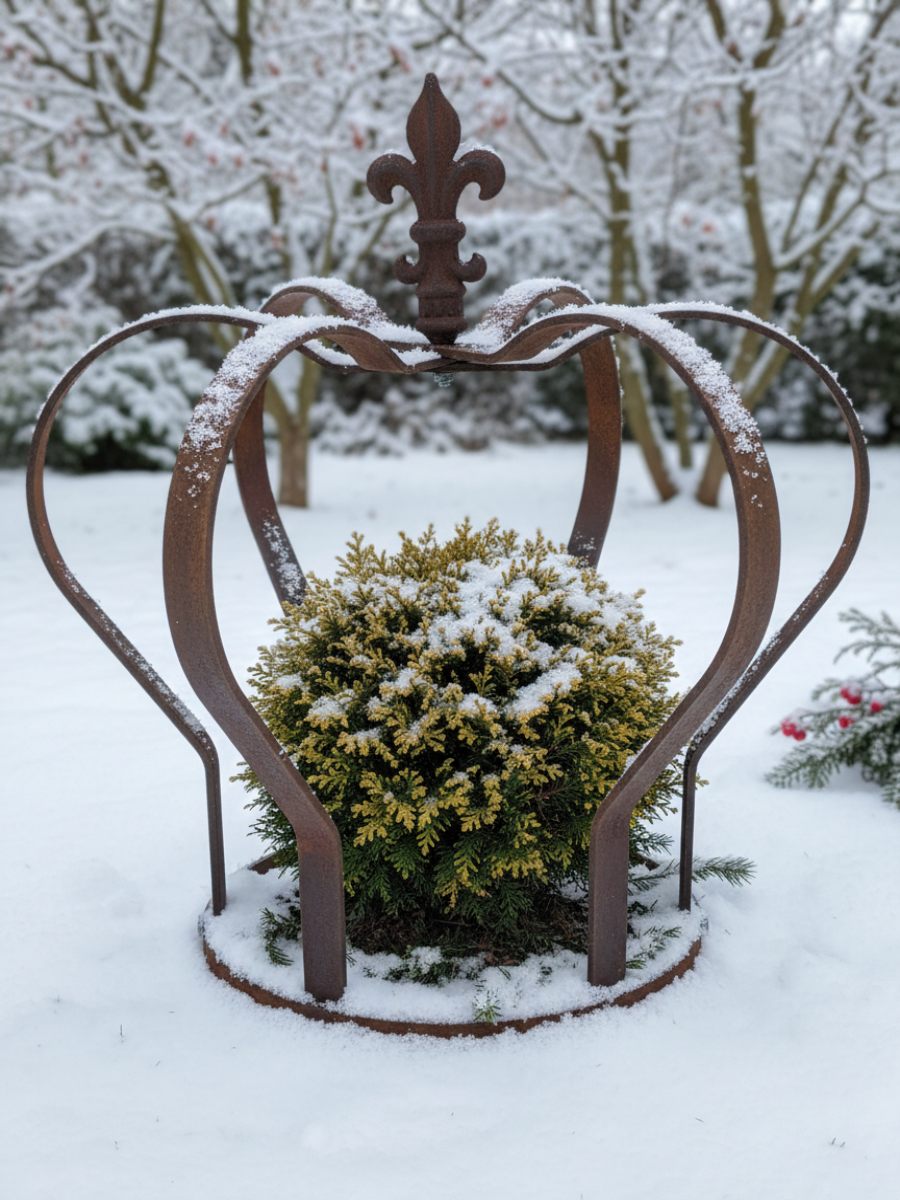 Опора держатель для растений Корона из полос
