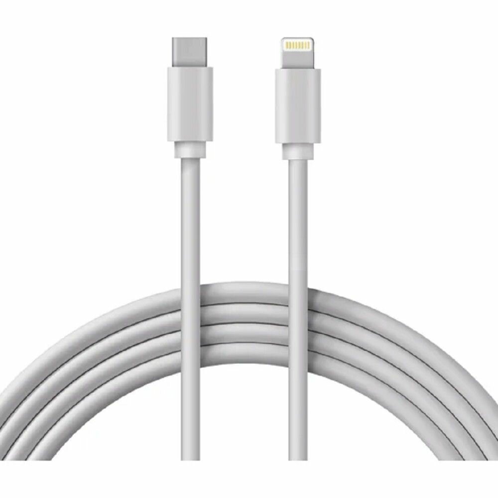 Rexant Кабели 18 - 1129 Кабель Lightning Type - C 3A, 1м, ПВХ, белый