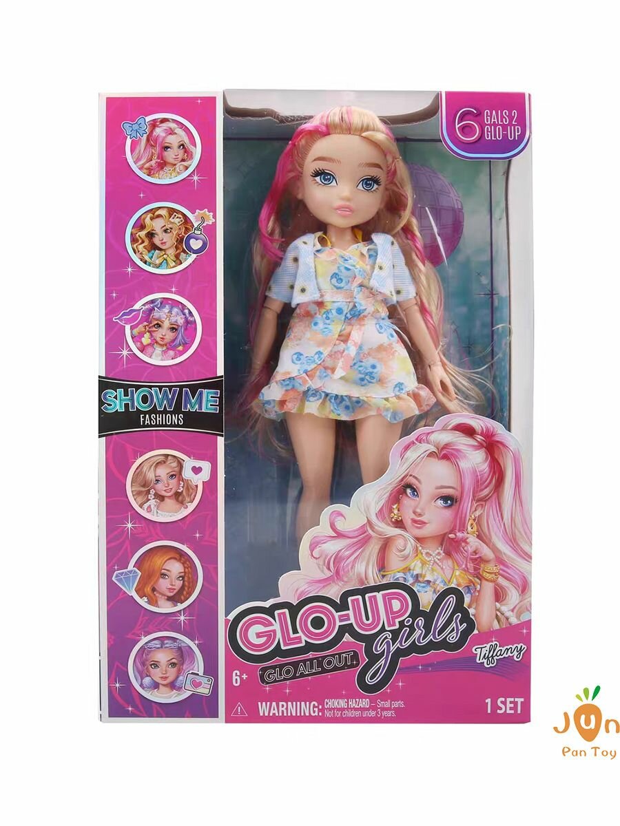 Far Out Toys GLO-UP Girls Tiffany S2 -S / игрушки для девочек, модные куклы, в цветочных платьях, подходят для детей от 6 лет и старше