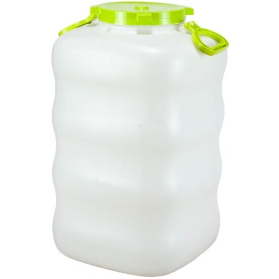 Бак 80л с крышкой и ручками Idea М 6005 Белый