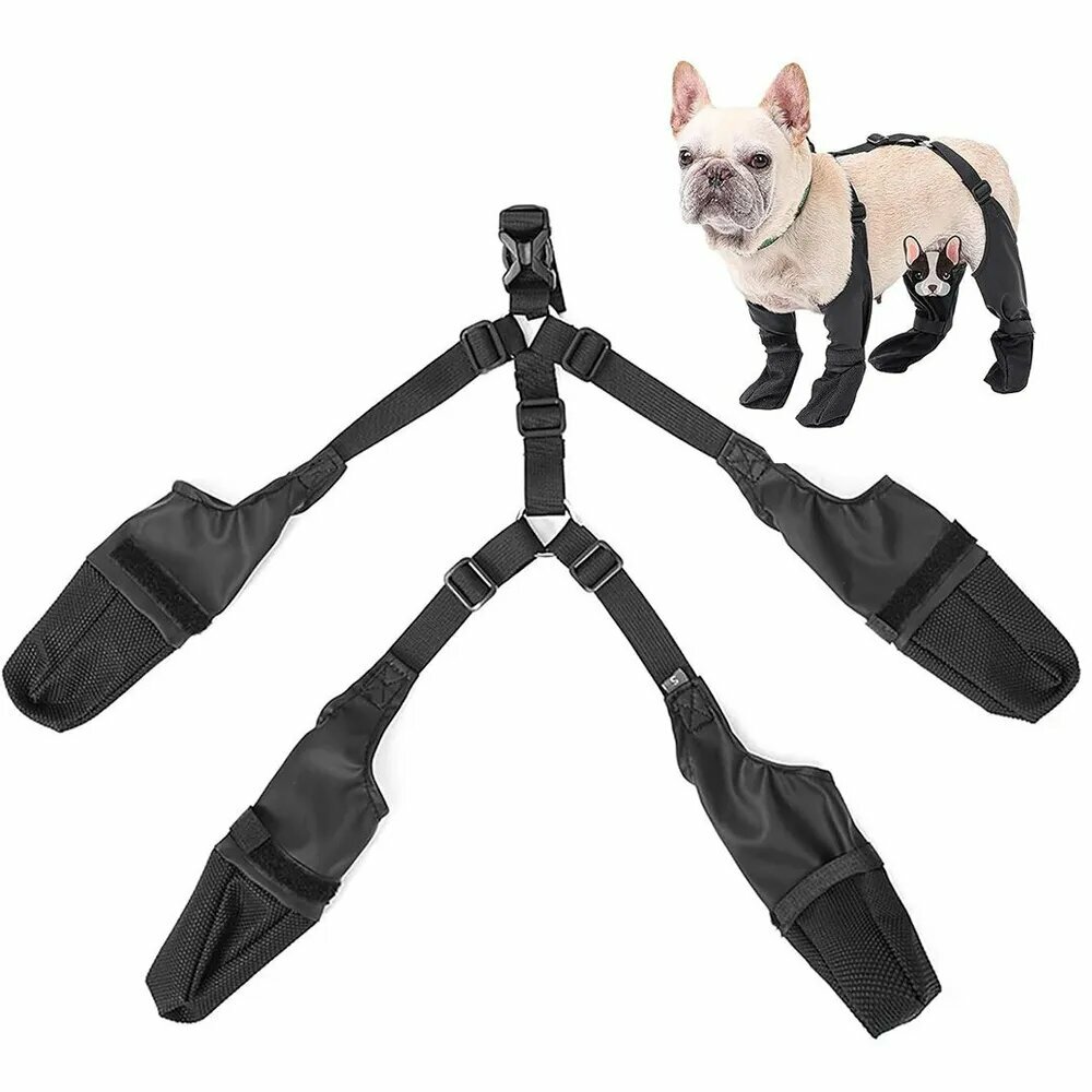 Dog Shoes для собачьей обуви на подтяжек водонепроницаемы