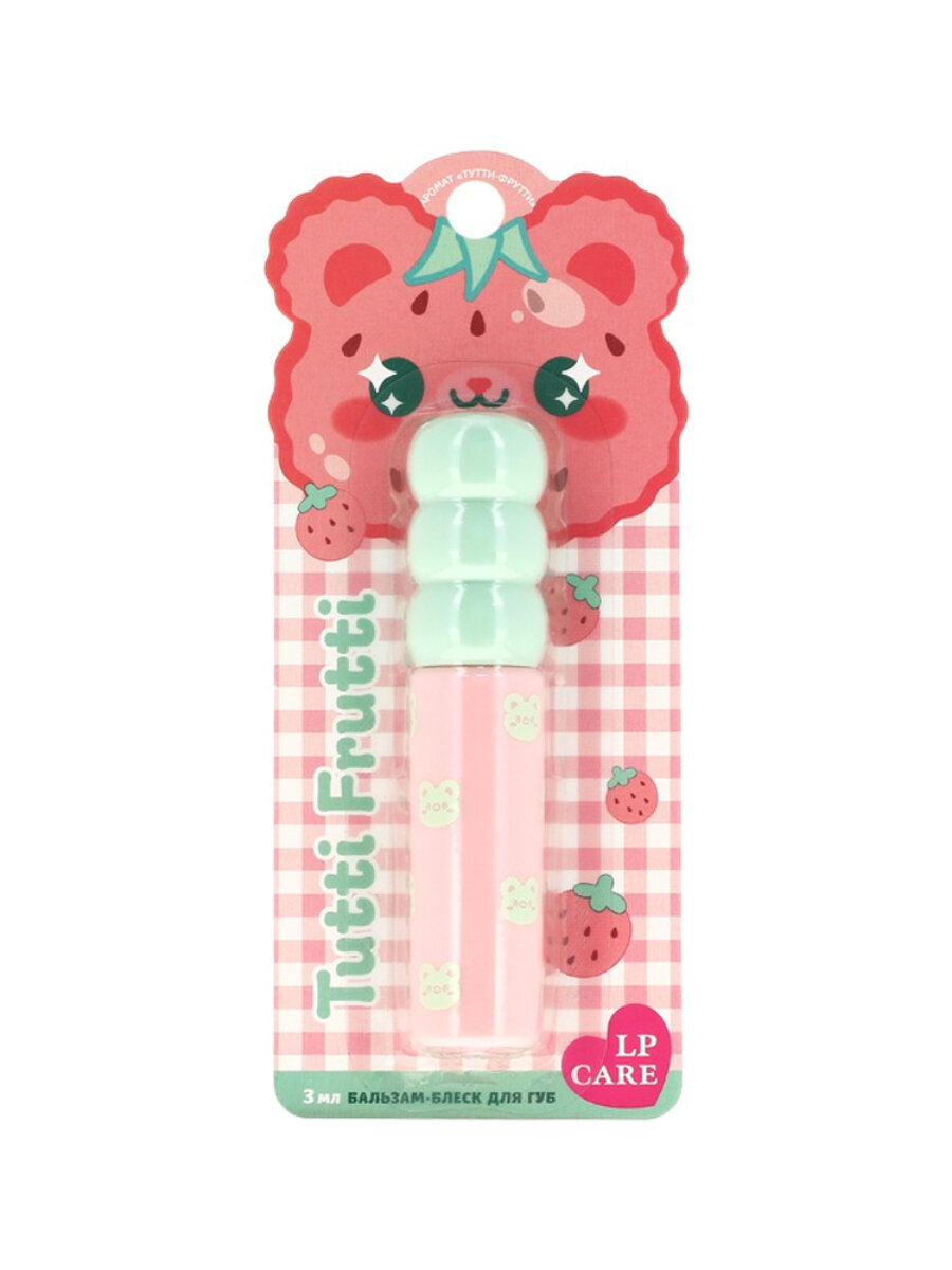 Блеск-бальзам для губ LP CARE BUBBLE Тутти-фрутти 3 мл