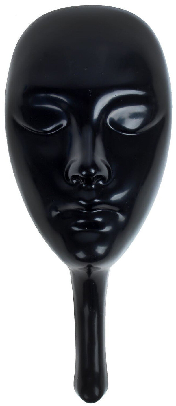 Маска пластиковая для настольной карточной ролевой игры "Мафия" черная, комплекты и дополнения для игр, для большой компании и семьи