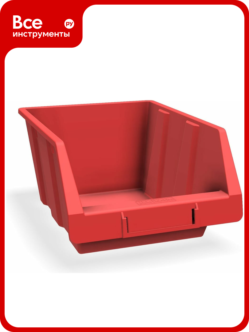 Пластиковый ящик Диком А 300x230x150 красный 18.21-091, 2 мм, пластиковая