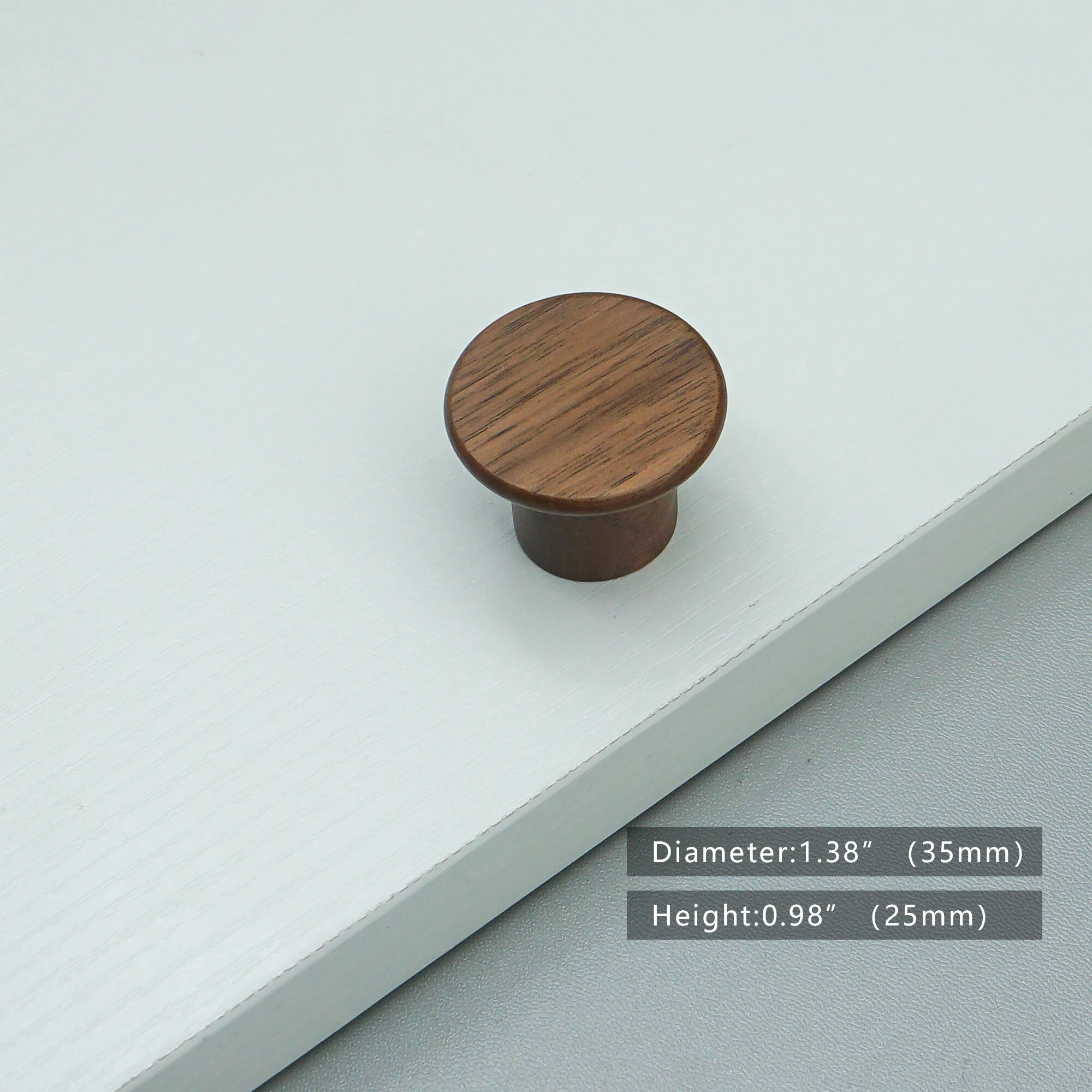 Деревянные ручки из черного ореха Knob