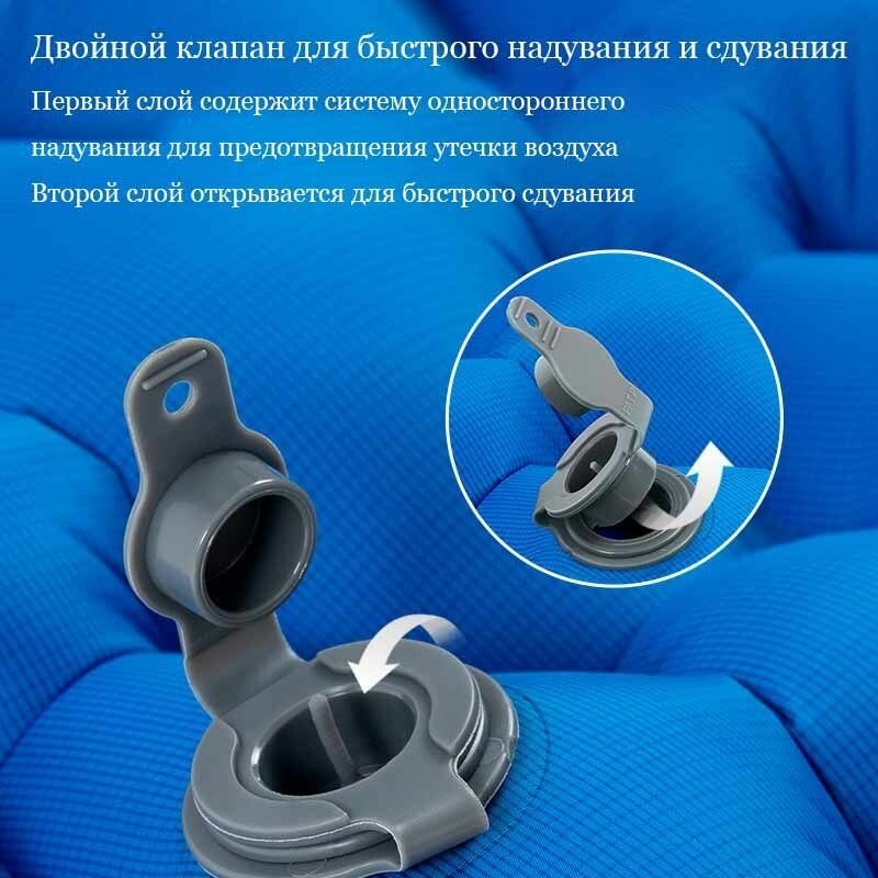 Naturehike надувной матрас для кемпинга, NH19Z032-P, компактный надувной матрас для семейного кемпинга=v=