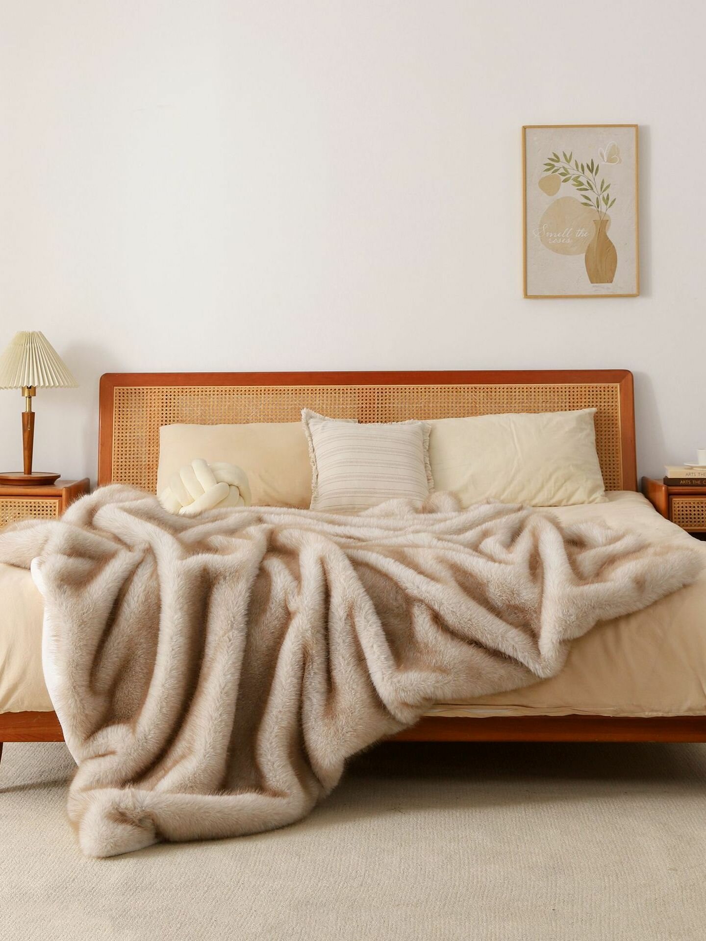 Искусственный меховой плед (плед для дневного сна)