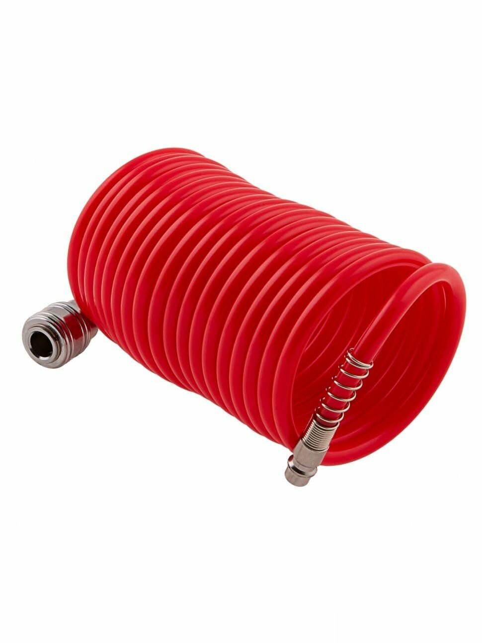 Шланг спиральный воздушный, 5 м, с быстросъемными соединениями Matrix 57002