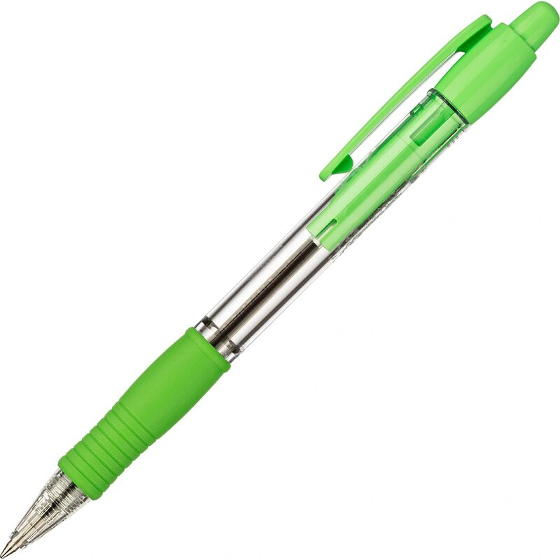 Ручка шариковая автомат. BPGP-10R-F SG SUPER GRIPсин, масл, манж,0,22
