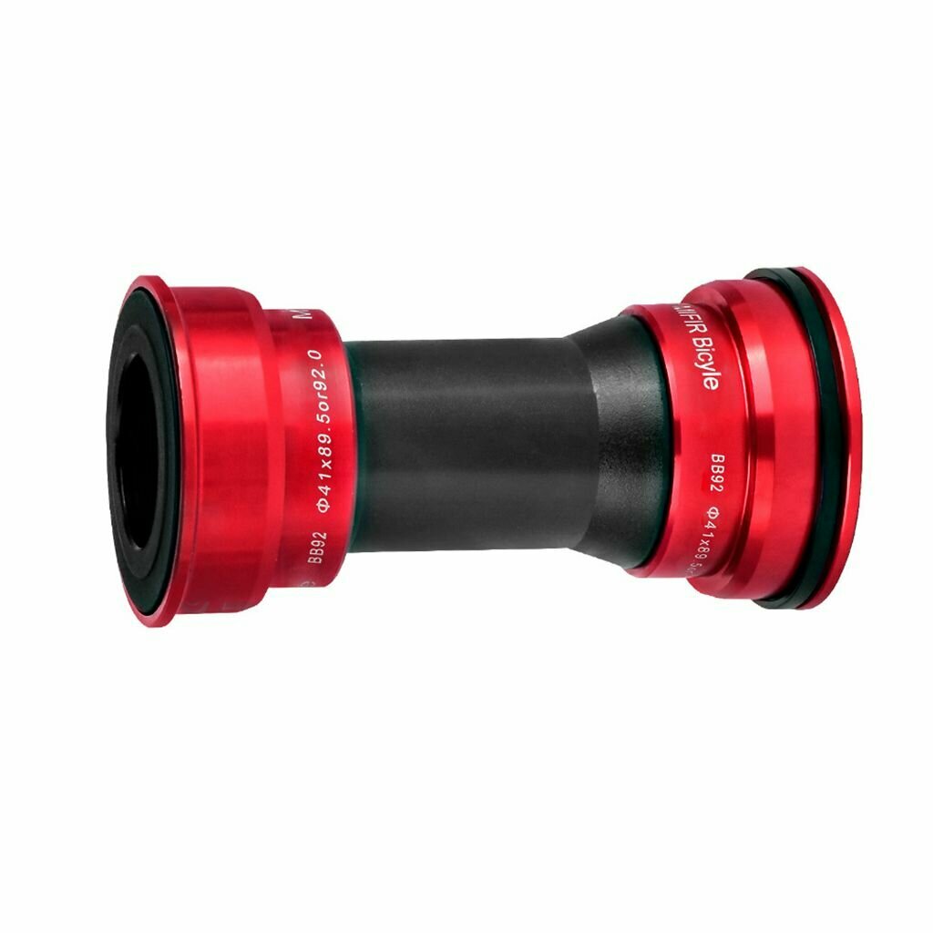 Центральный вал BB с велосипедной резьбой-86-92 мм, запрессованный красный