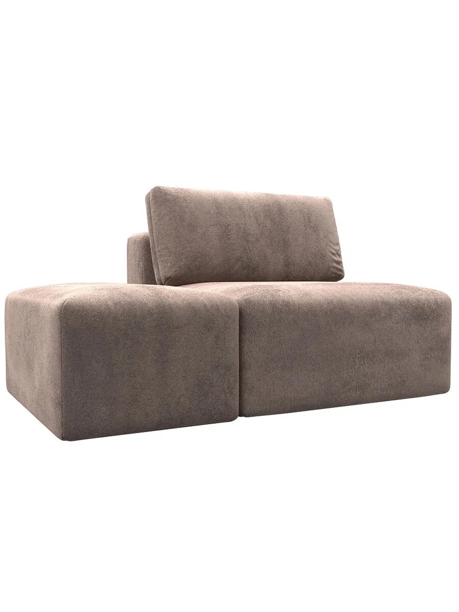 Модули диван и пуф из модульного набора Лего, с ящиком для белья, велюр