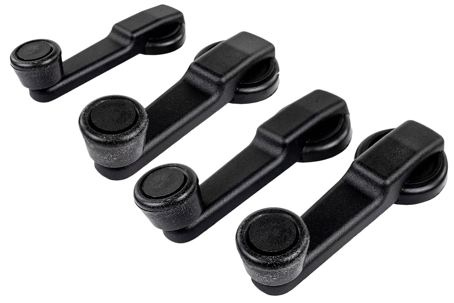 Комплект металлических ручек стеклоподъемников, 4 шт на ВАЗ 2101-2107, 5-дверные Лада Нива 4х4