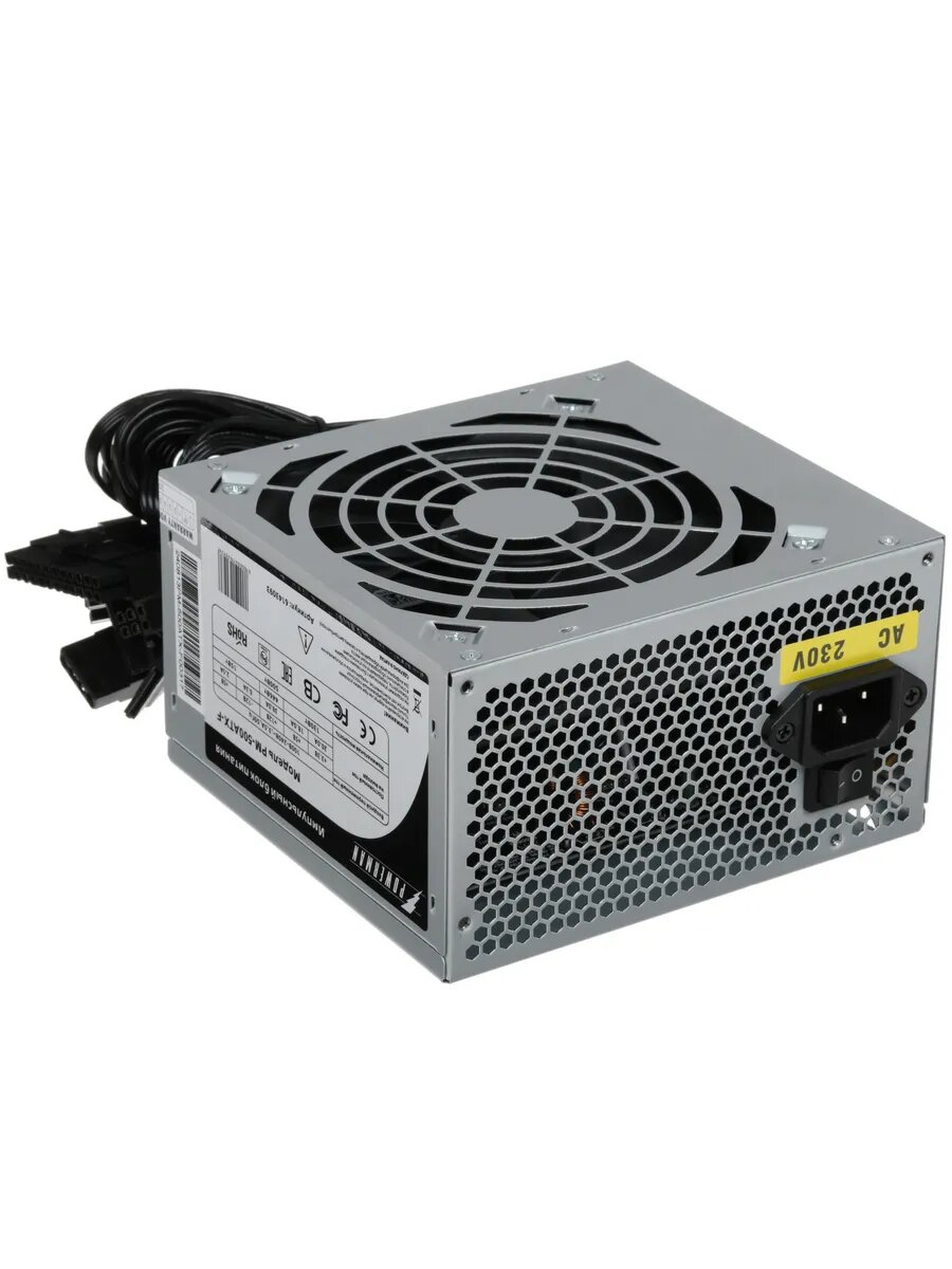 Блок питания ATX 500W PM-500ATX-F 4+4 pin CPU 5 SATA