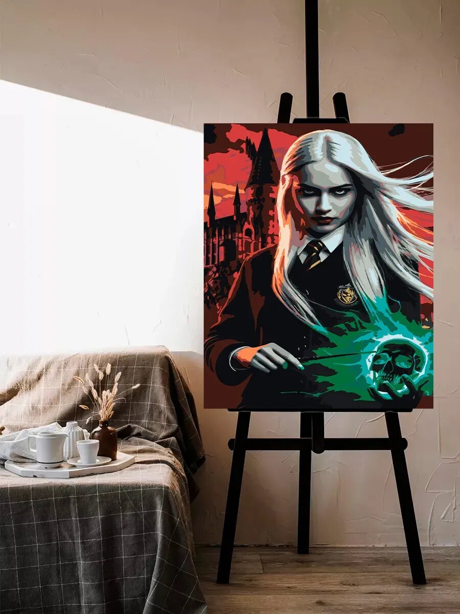 Картина по номерам Девушка Слизерин Гарри Поттер