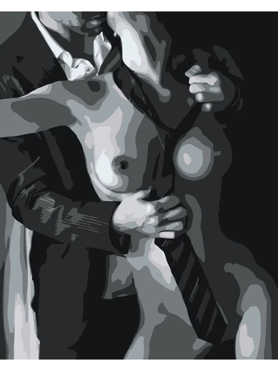 Картина по номерам Эротика Страсть Любовь Соблазн Любовь