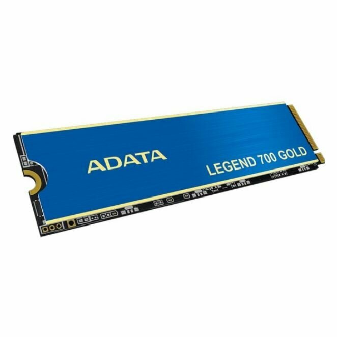 512 ГБ SSD M.2 накопитель ADATA LEGEND 700 GOLD (SLEG-700G-512GCS-S48) - PCI-E 3.0, чтение - 2000 Мбайт/с, запись - 1600 Мбайт/с, 3D NAND