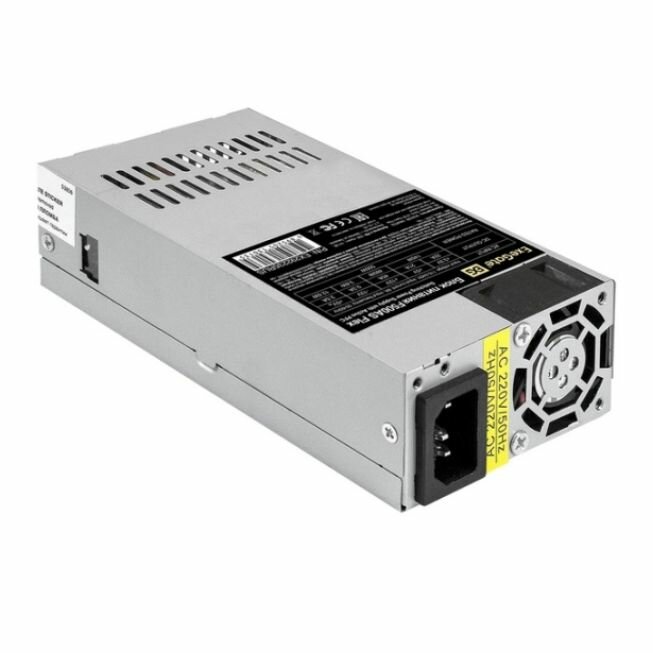 Блок питания EXEGATE F400AS (EX292233RUS) серебристый - 400Вт, ATX 20+4 пин, 4 pin + 4 pin CPU, 3 SATA, PCI-E