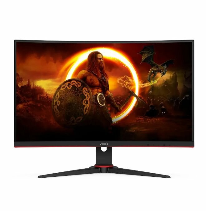 27" Монитор AOC Gaming C27G2E (GAMING C27G2E) черный - 1920x1080@165 Гц, VA, 1 мс, 3000:1, 250 Кд/м, 178/178, HDMI, DisplayPort, VGA (D-SUB)
