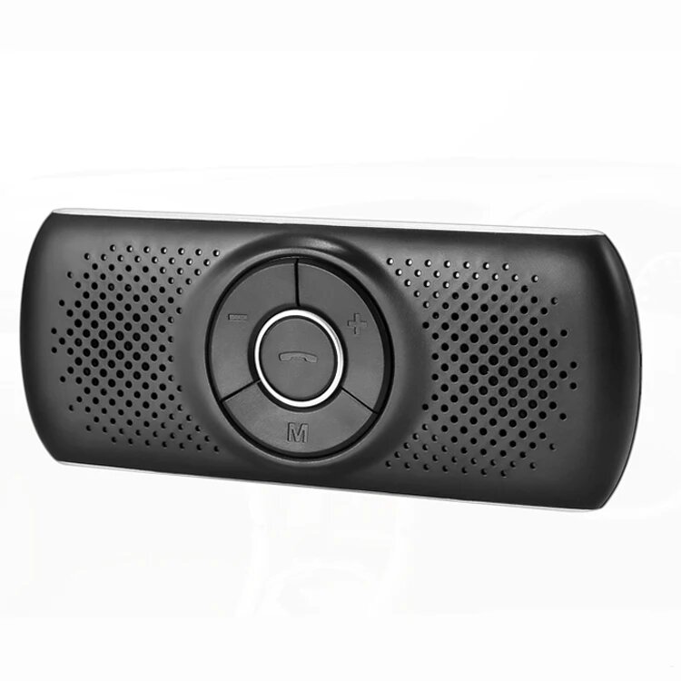 Комплект громкой связи JINSERTA, Bluetooth-Колонка в машину, 3 Вт, mp3-плеер, TF-карта, воспроизведение музыки, подключение 2 телефонов, Серебристый