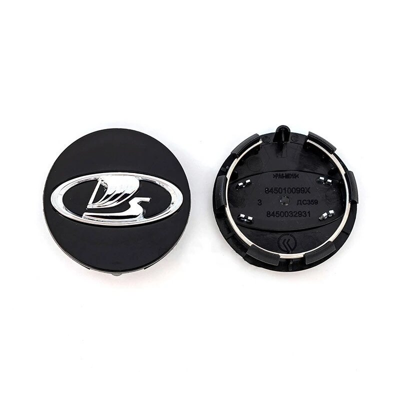 57 мм 4 шт. ABS с логотипом логотипа с эмблемой LADA, колпаки на колеса автомобиля, колпаки на ступицы, значок, Стайлинг, автоаксессуары для Lada Vesta Niva XCODE, Black Silver, 4pcs 57mm LADA