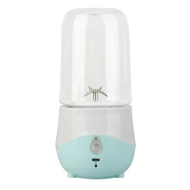 Портативный блендер, USB перезаряжаемая мини-соковыжималка, блендер, бытовой миксер для соков, коктейлей и смузи, соковыжималка, Blue