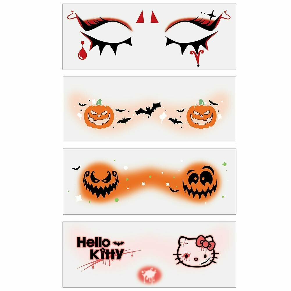 Хэллоуин милый румяна наклейка, 4 шт.