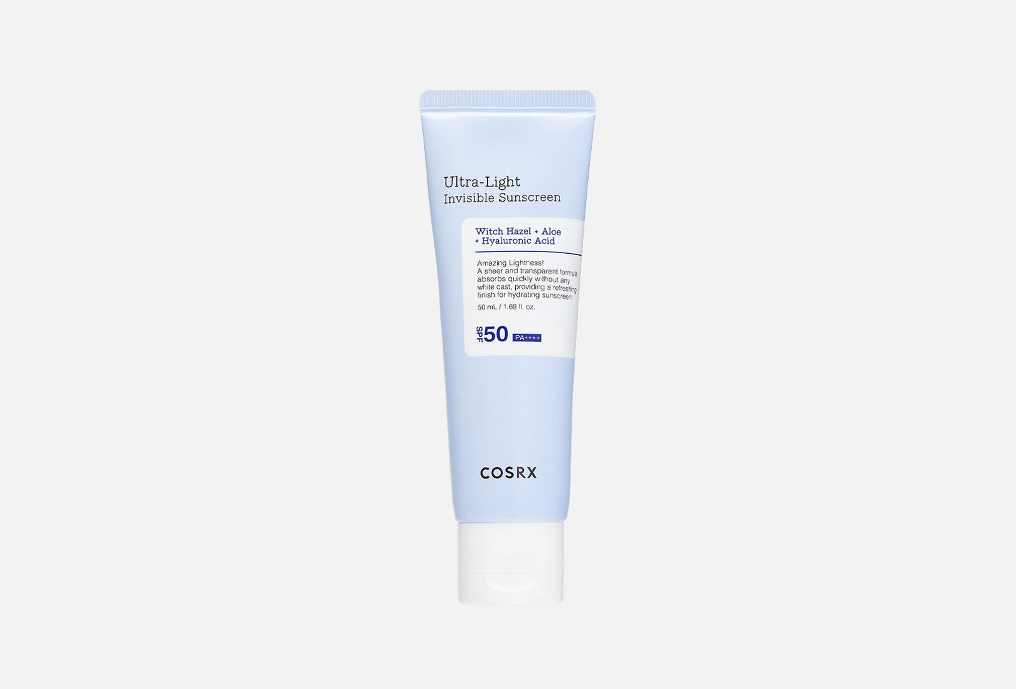 Солнцезащитный крем для лица SPF50 COSRX Ultra-Light Invisible Sunscreen 50 мл
