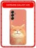 Чехол на Samsung Galaxy A15 / Самсунг А15 с принтом "Довольный рыжий котик"
