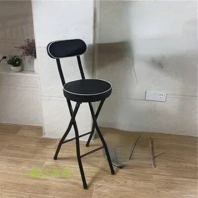 Складные барные стулья, цвет в ассортименте, Черный