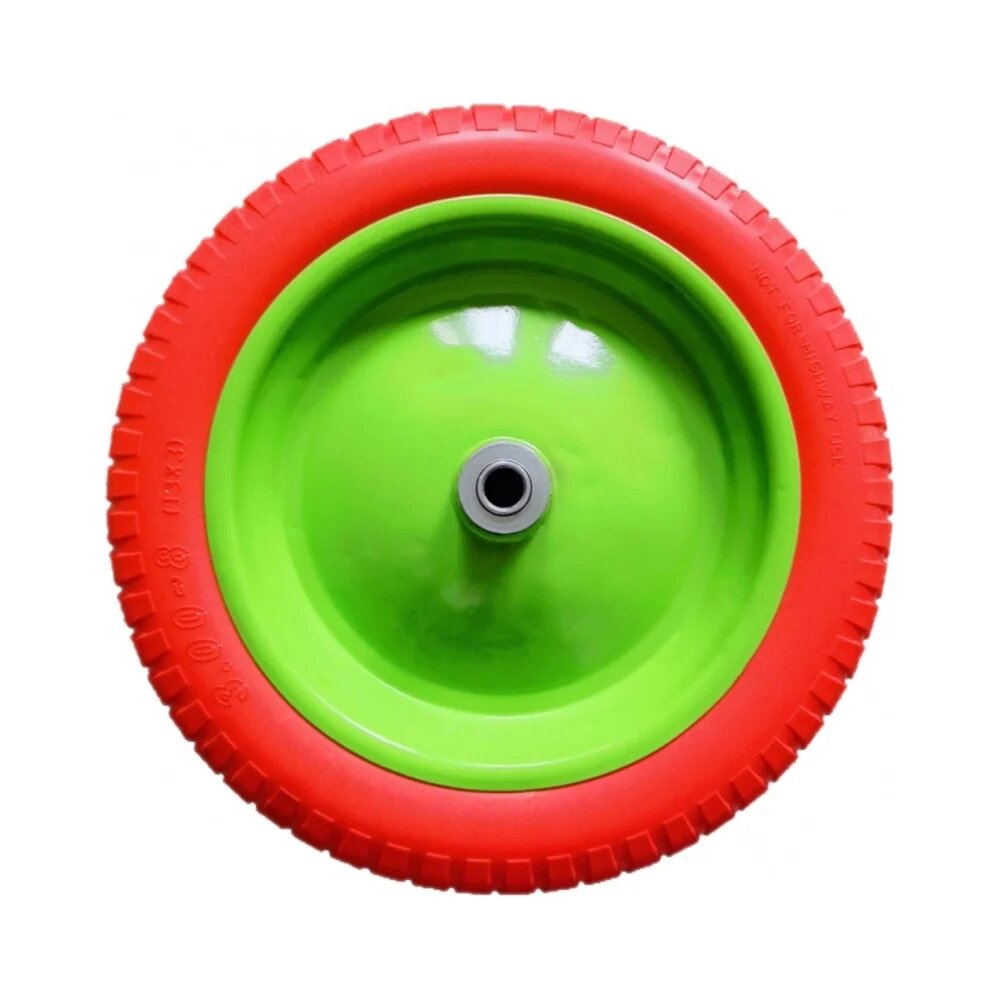 СИБРТЕХ Колесо полиуретановое 3.00-8, длина оси 80мм, подшипник 20мм/ 689795