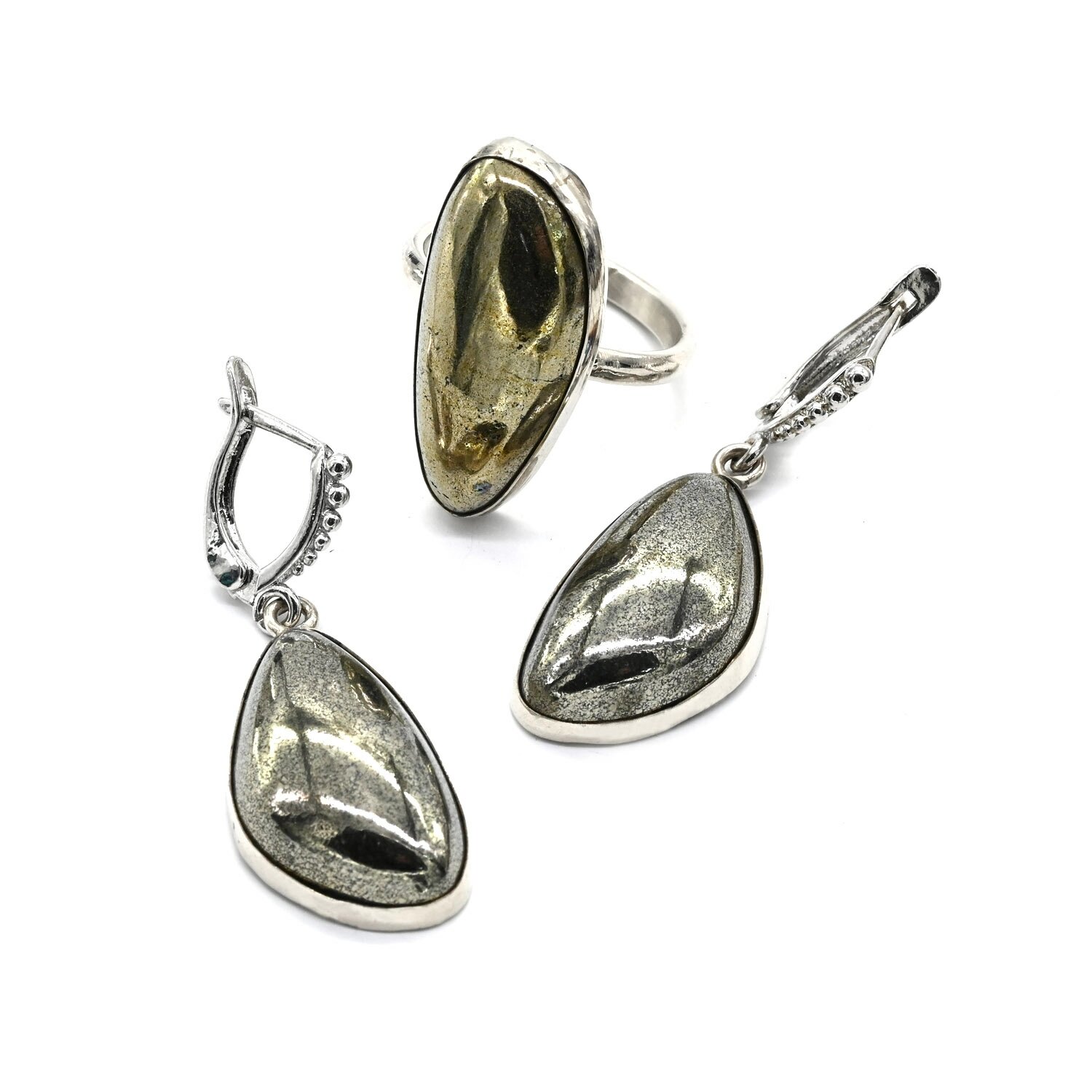 Комплект бижутерии, пирит