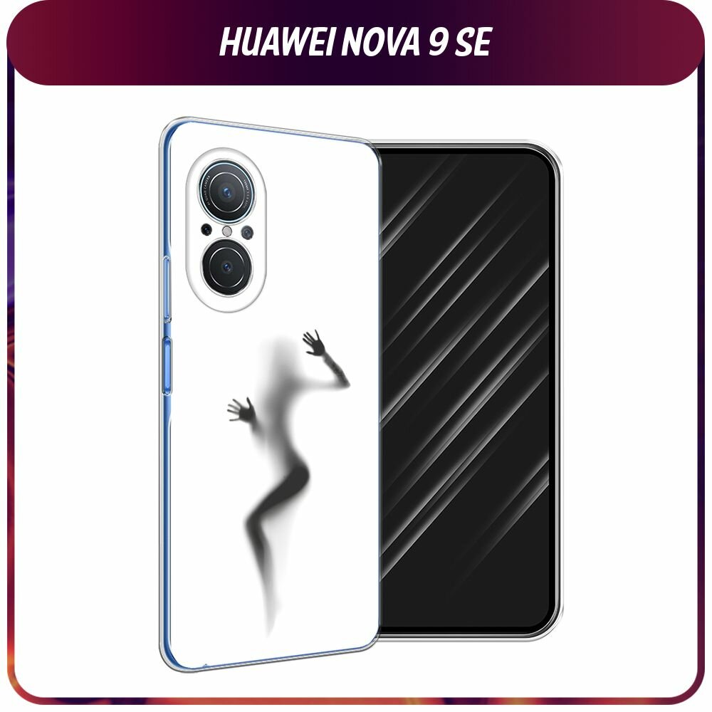 Чехол на Huawei Nova 9 SE / Хуавей Нова 9 SE с принтом "Девушка в душе"