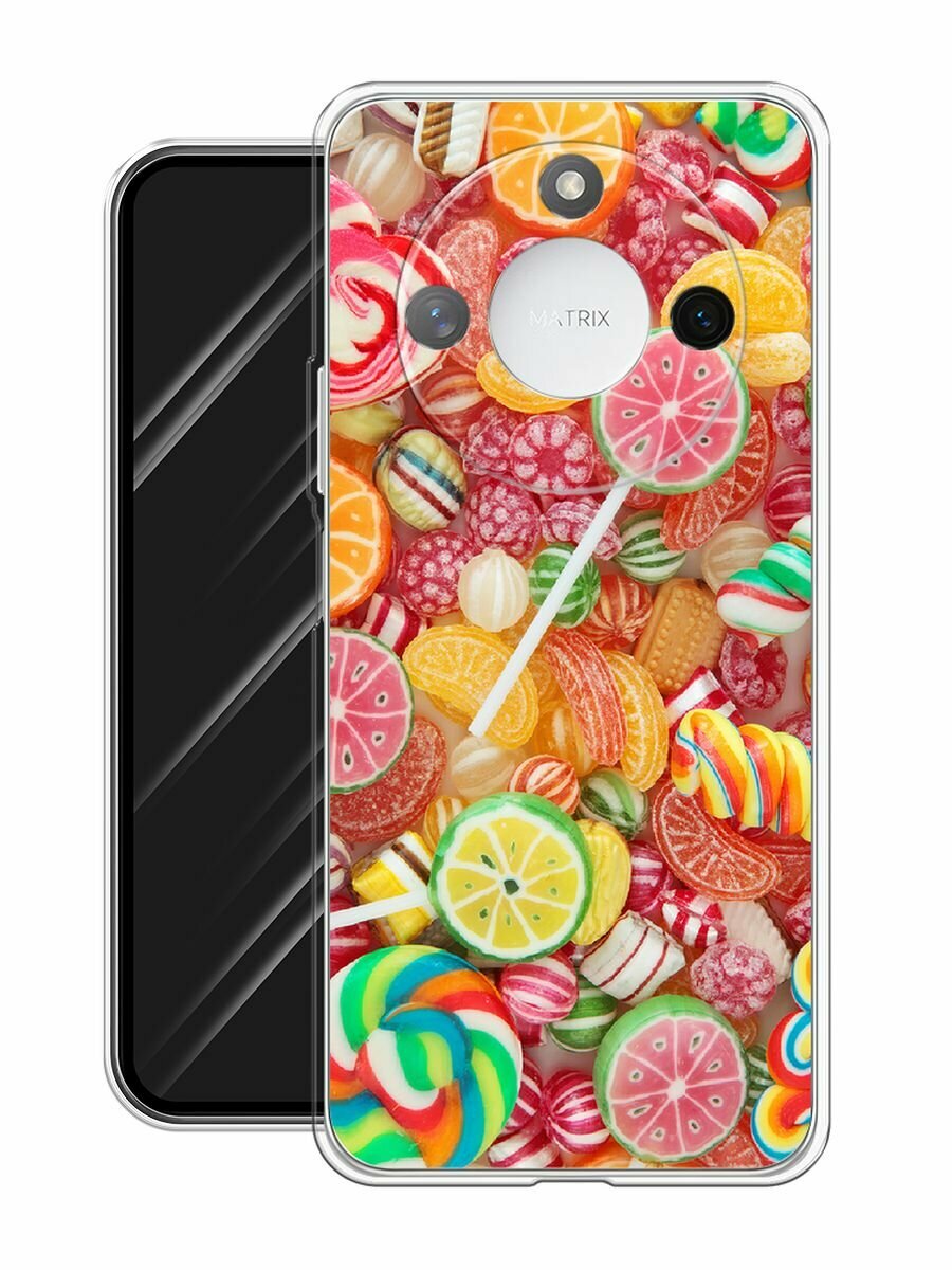 Чехол на Honor X9c Smart / Хонор X9c Смарт с принтом Вкусняшки — фото 1