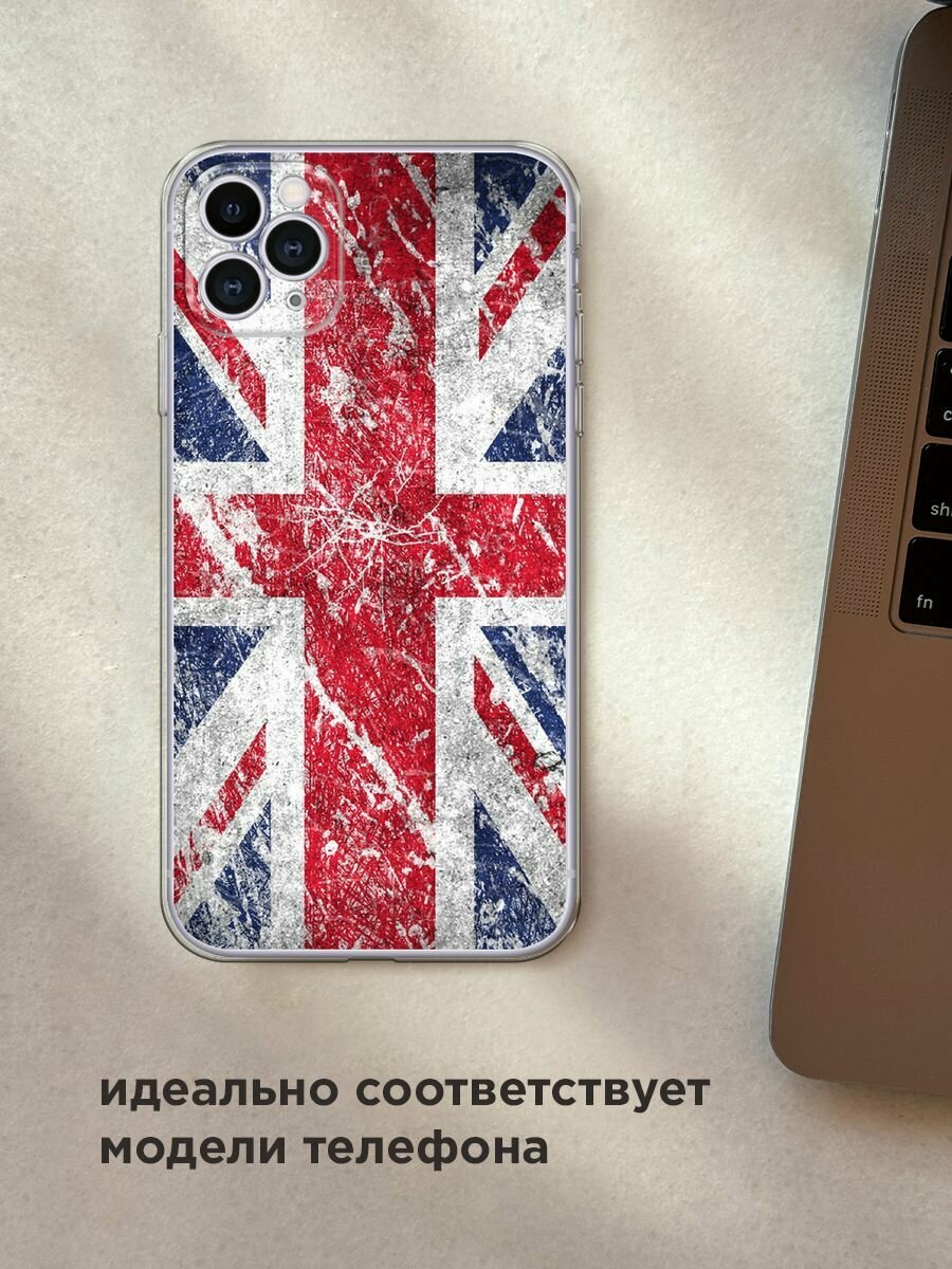 Чехол на Apple iPhone 11 Pro / Айфон 11 Про с принтом "Флаг британский" — фото 1