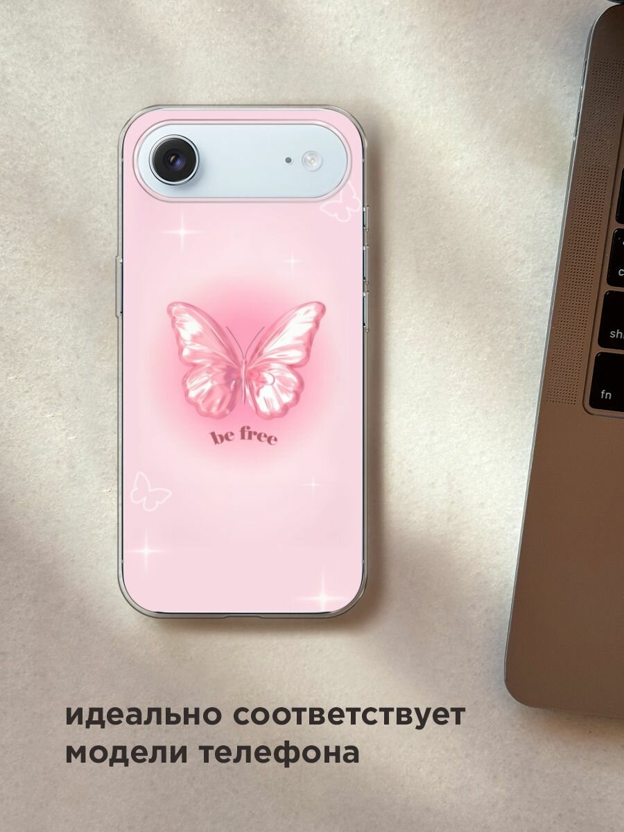 Чехол на Apple iPhone Air / Айфон Айр с принтом "Be free butterfly 1" — фото 1