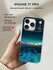 Чехол на Apple iPhone 17 Pro / Айфон 17 Про с принтом "Закат в горах"