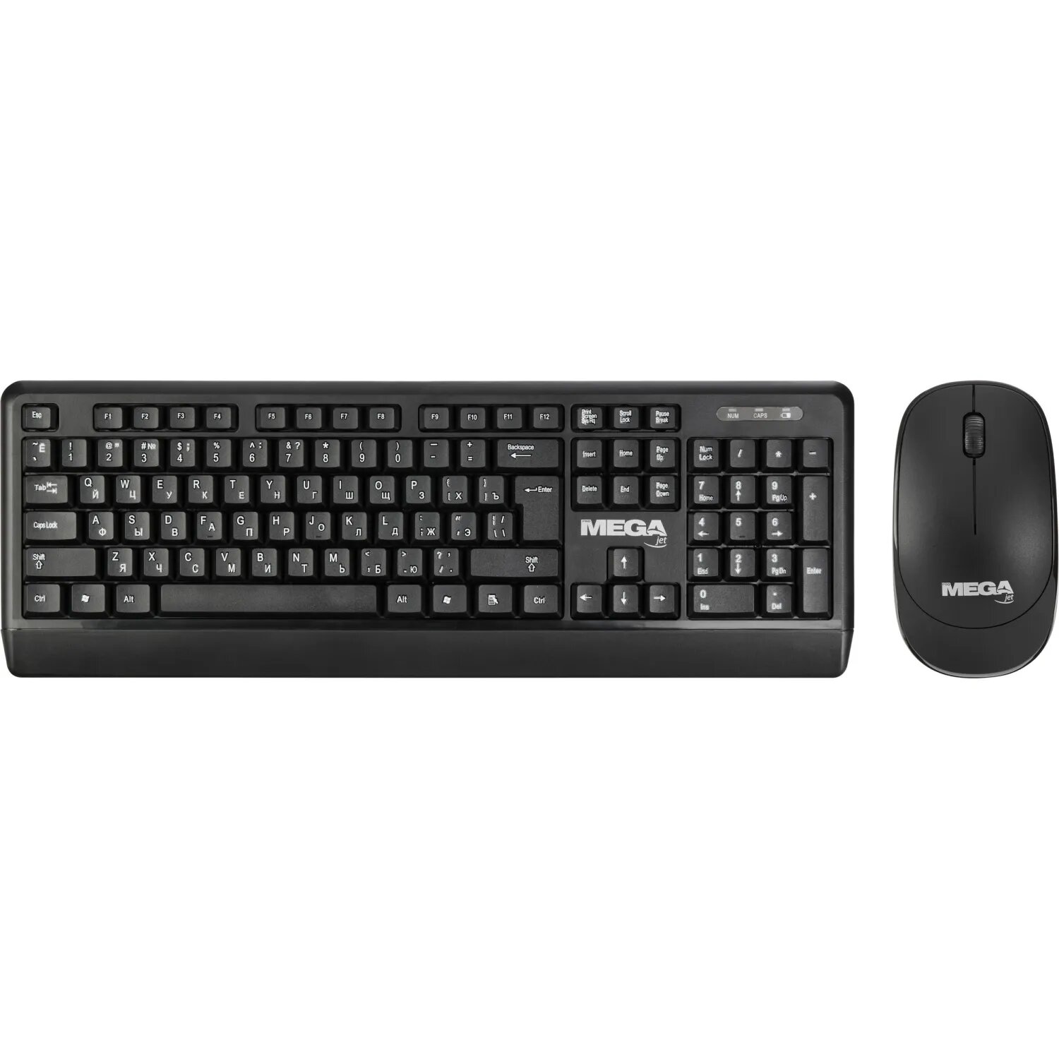 Набор клавиатура+мышь ProMega jet WKMC003 USB WLS RT/1+1 АА/dpi1200/3кн/чер