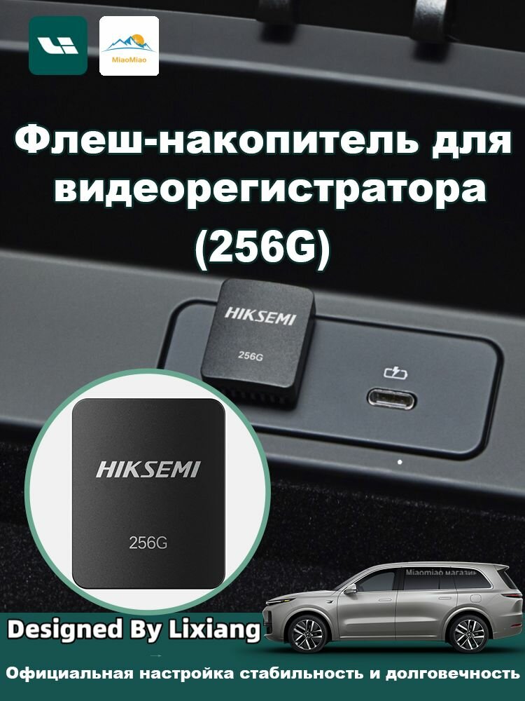 Lixiang HIKSEMI 256GB USB флешка для автомобильного рекордера