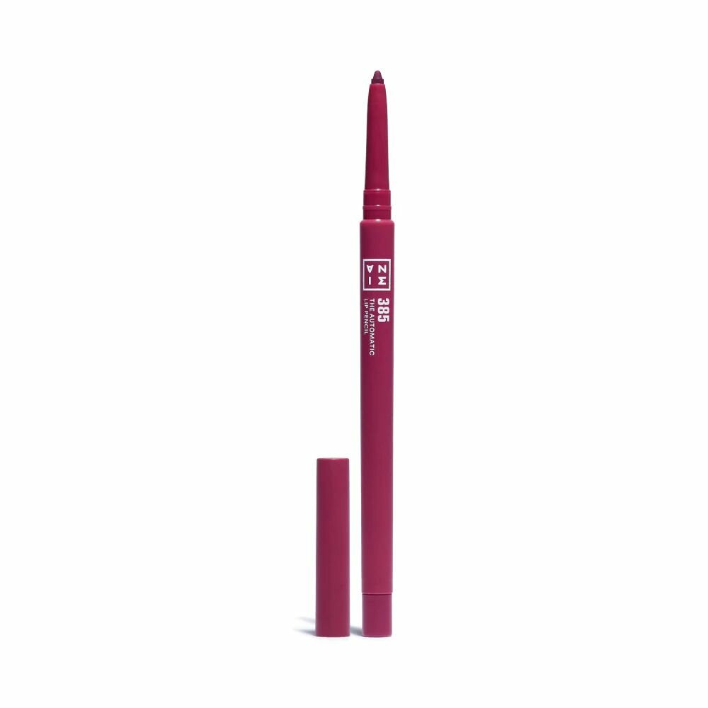 Автоматический Карандаш для Губ 3INA (Мина, Зина) The Automatic Lip Pencil, тон - 385 (Малиново-Розовый)