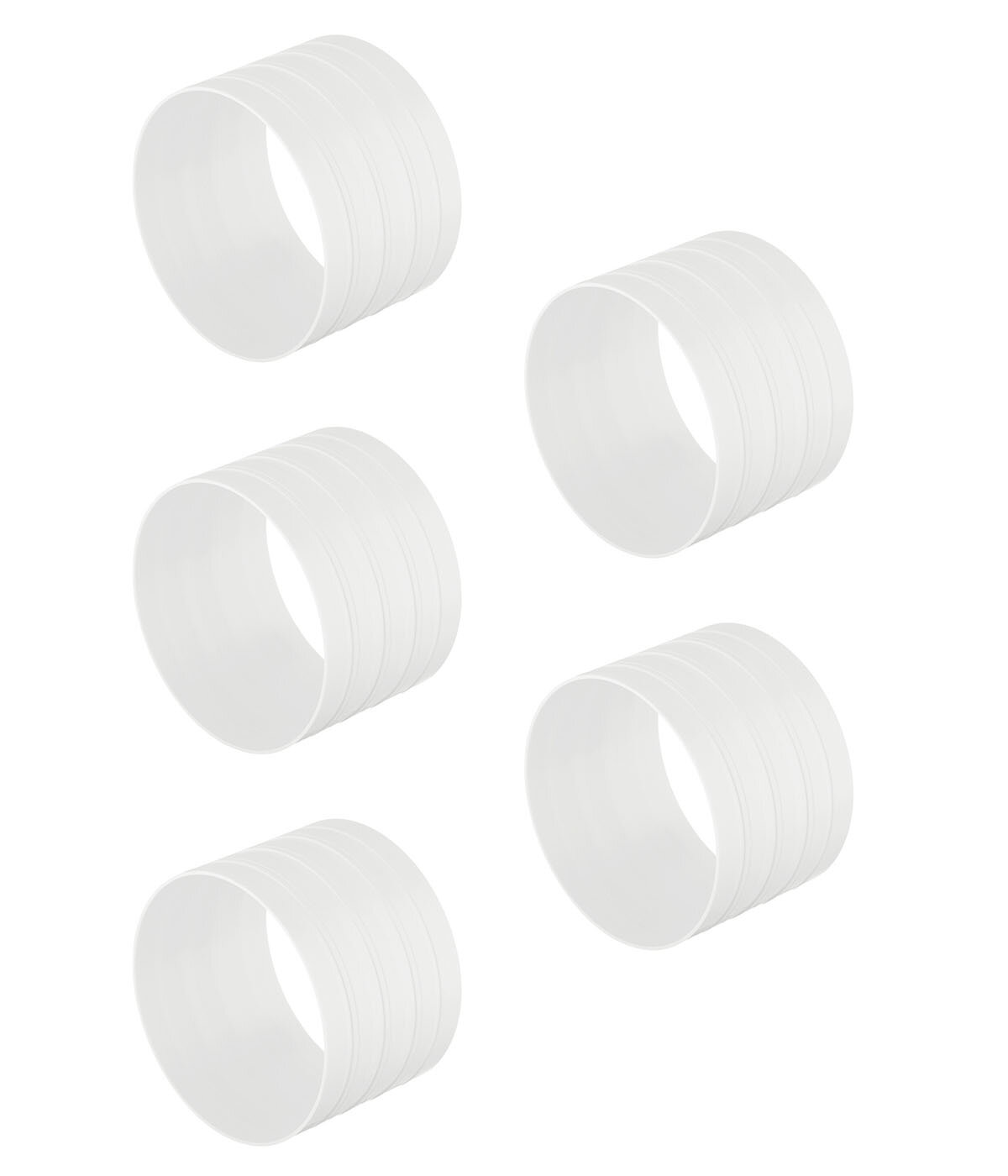 Соединитель для круглых гибких воздуховодов пластиковый d125 мм (5 шт.)