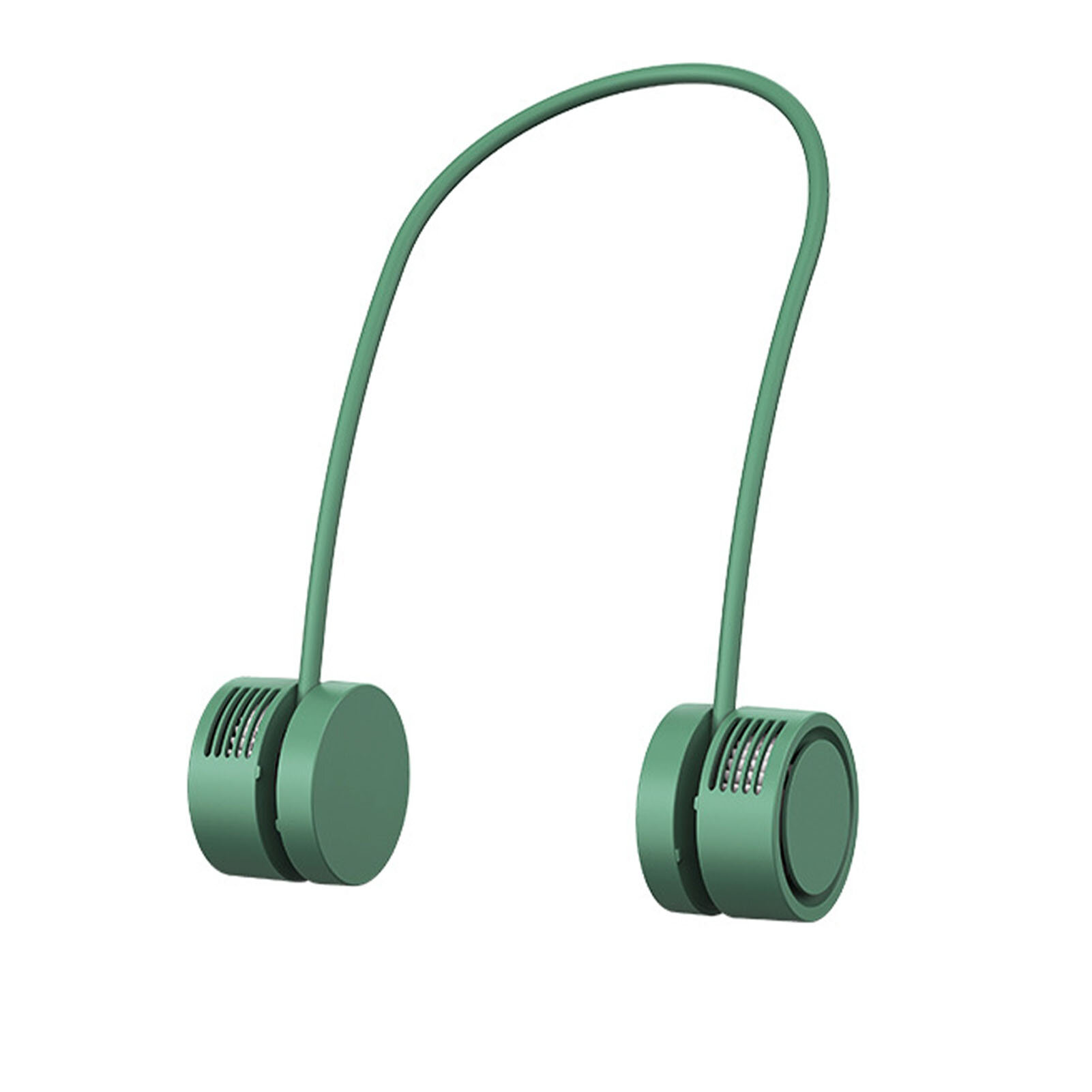 Портативный вентилятор вентилятор Mini USB Зарядка рук бесплатно без блюдиса вентилятора с ароматерапевтической функцией для открытого зеленого