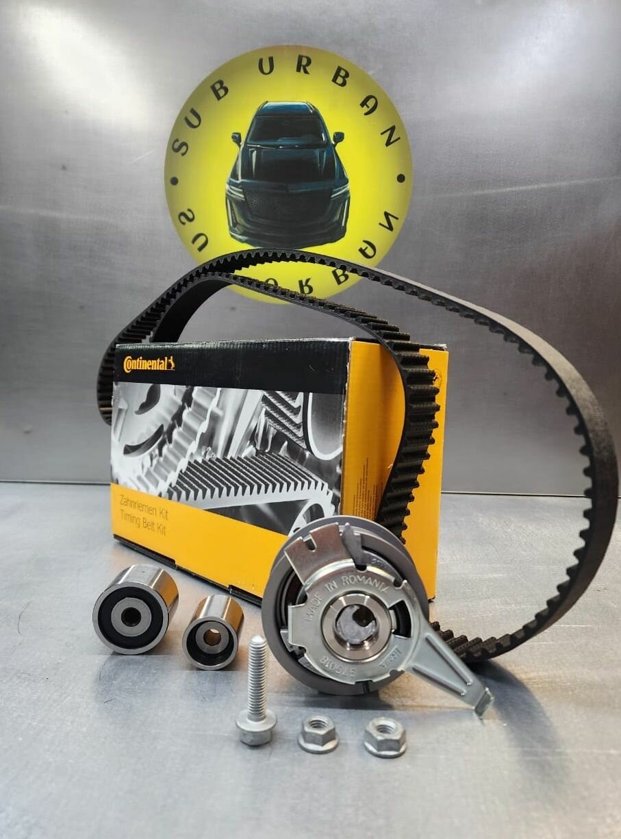 Комплект ремня ГРМ Ауди А4 А5 А6 Q3 Q5, Шкода Октавия Супер б Йети, Фольксваген Гольф Транспортер Пассат (1.6-2.0 дизель), CONTITECH CT1168K1