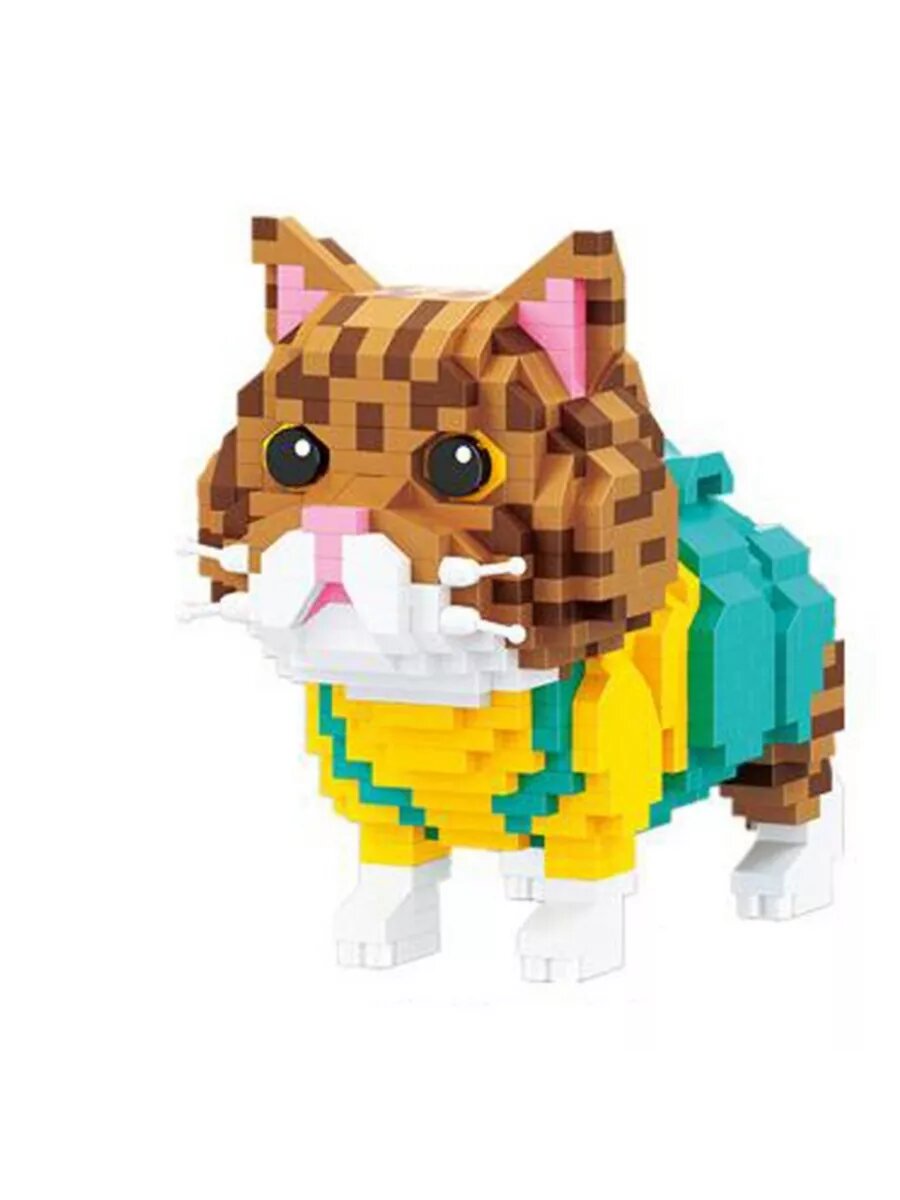 Конструктор Balody "Неторопливый Кот" BA18406, 846 деталей, для детей от 6 лет