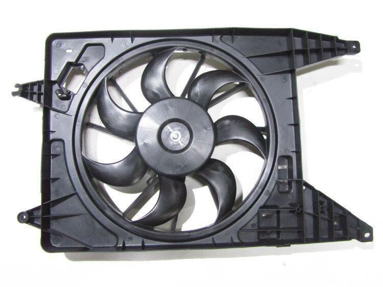 Вентилятор охлаждения Логан, Лада Ларгус с кондиционером 8200765566, 214815057R, 6001548527, - Sat
