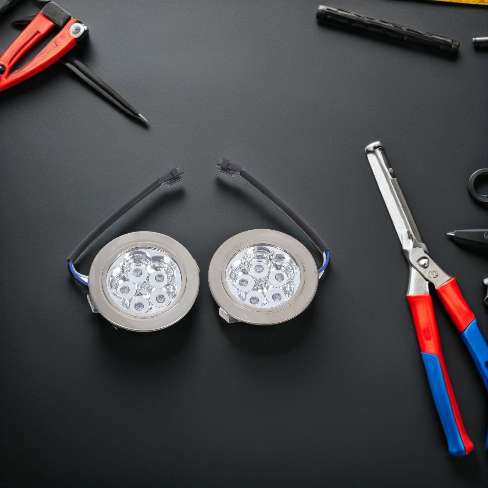 Лампы Для Вытяжки Из Стекла И Abs, Удаление Дыма, Яркая Подсветка, 2 Штуки